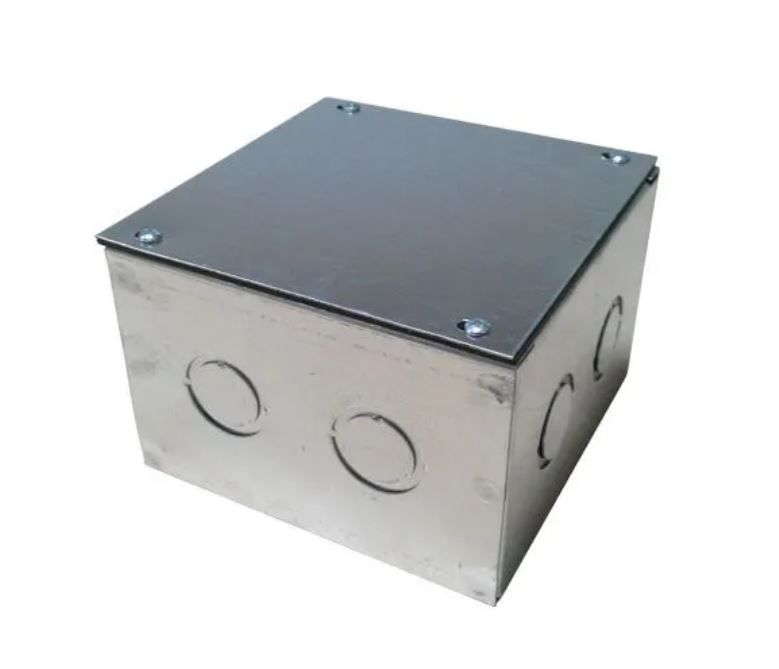 CAJA METALICA 100X100X65 C/TAPA ZINCADA – VICIF Technologies